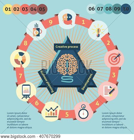 Idea Infographic Set Vector & Photo (Free Trial) | Bigstock
