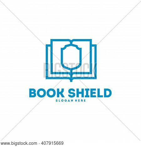 Book Shield Logo Vector & Photo (Free Trial) | Bigstock
