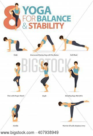 Infographic 8 Yoga Vector & Photo (Free Trial) | Bigstock