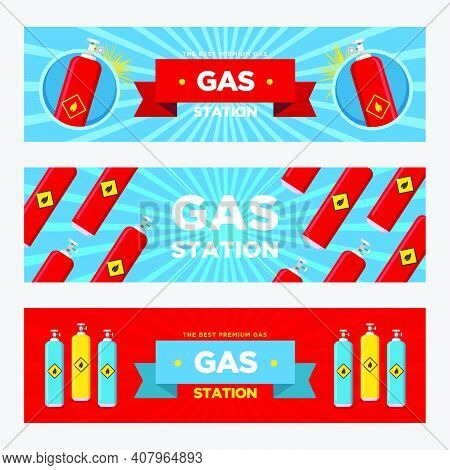 Gas Station Banners Vector & Photo (Free Trial) | Bigstock