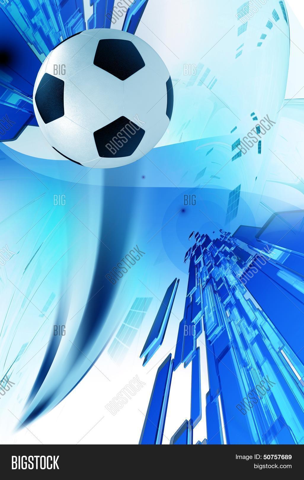 Soccer Blue Background Image & Photo (Free Trial) | Bigstock