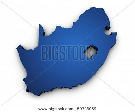 Map South Africa 3D Image & Photo (Free Trial) | Bigstock