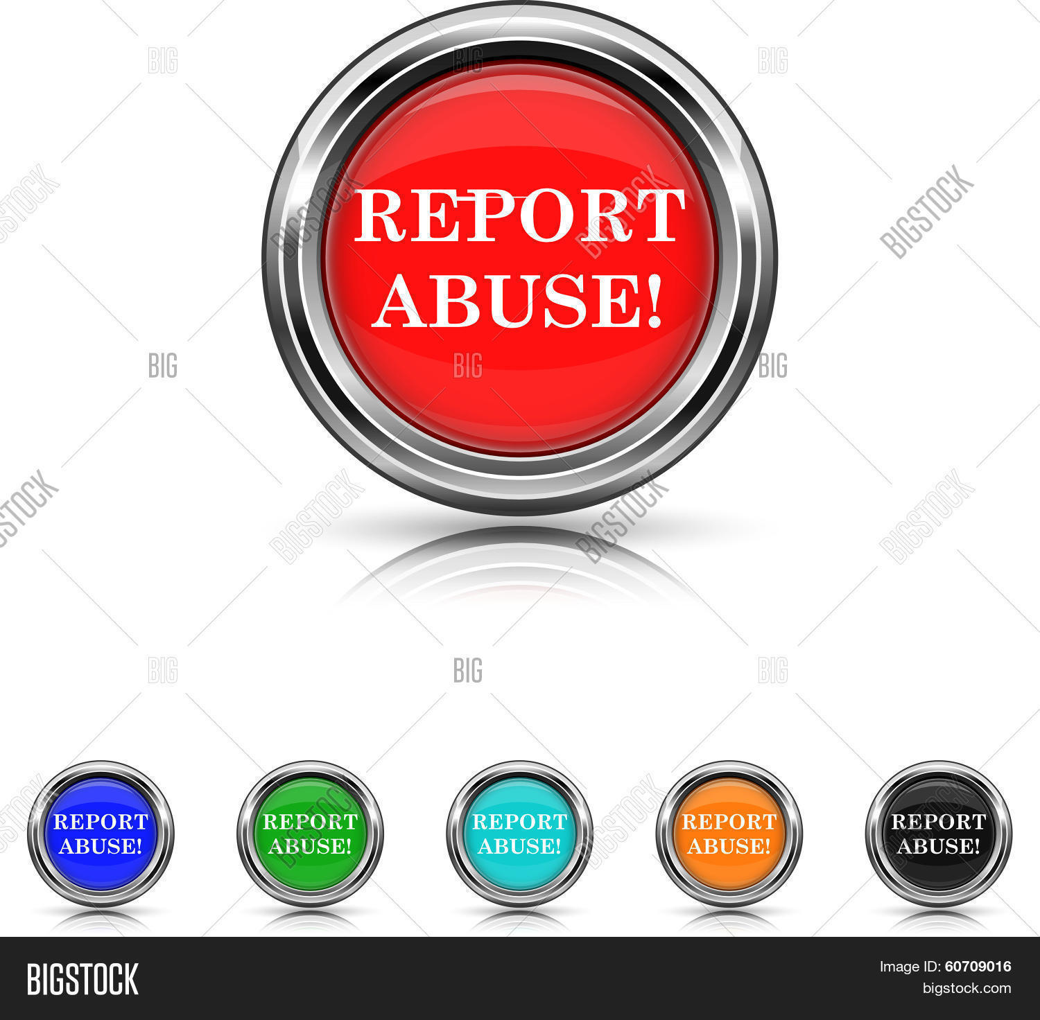 Report Abuse Icon - Vector & Photo (Free Trial) | Bigstock