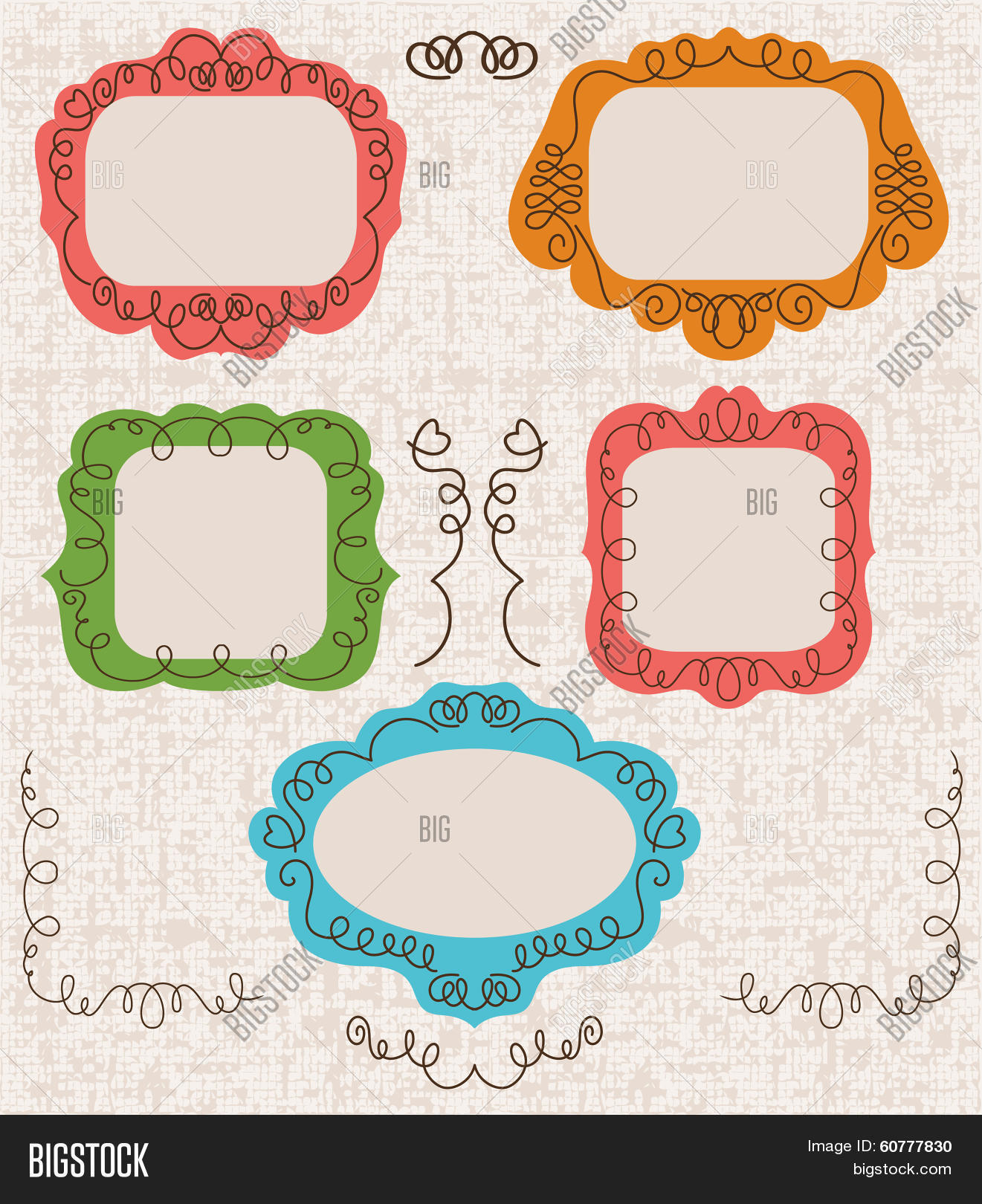 Vintage Photo Frames Vector & Photo (Free Trial) | Bigstock