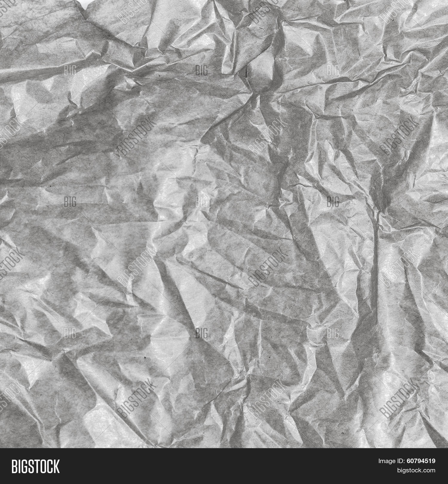 Crumpled Gray Paper Image & Photo (Free Trial) | Bigstock