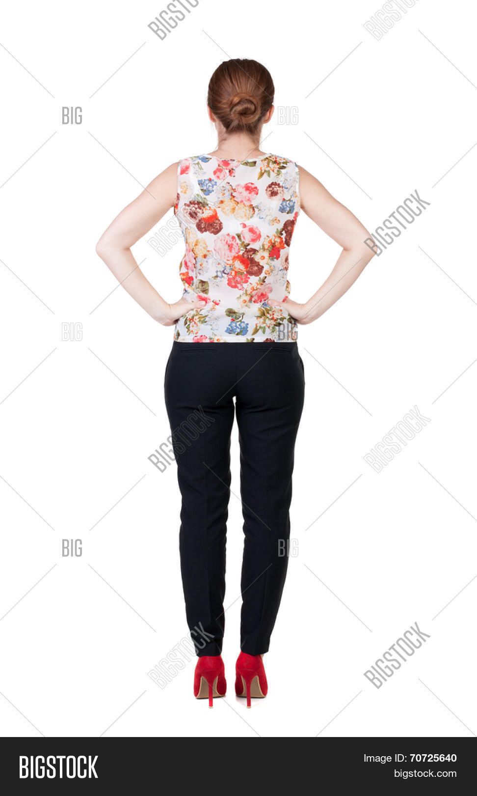Back View Standing Image & Photo (Free Trial) | Bigstock