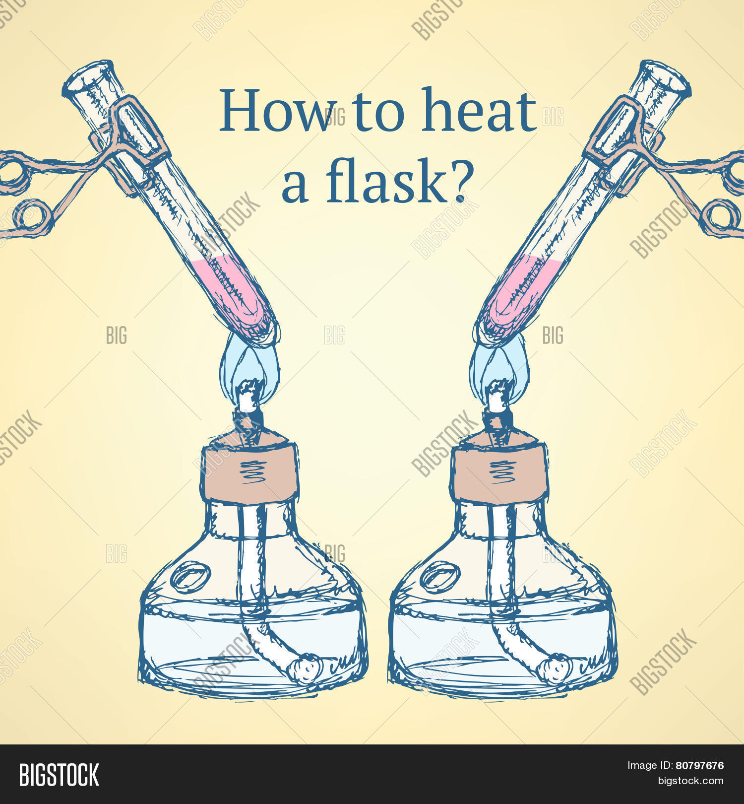 How Heat Flask Vector & Photo (Free Trial) | Bigstock