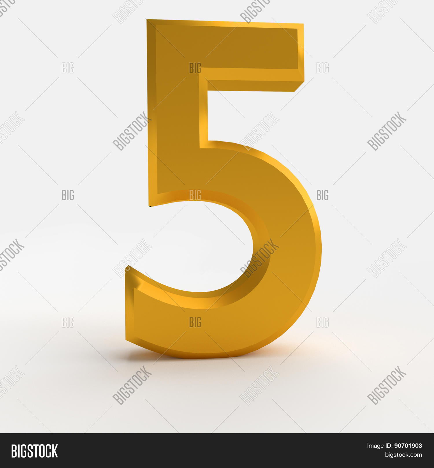 3D Number Five Image & Photo (Free Trial) | Bigstock