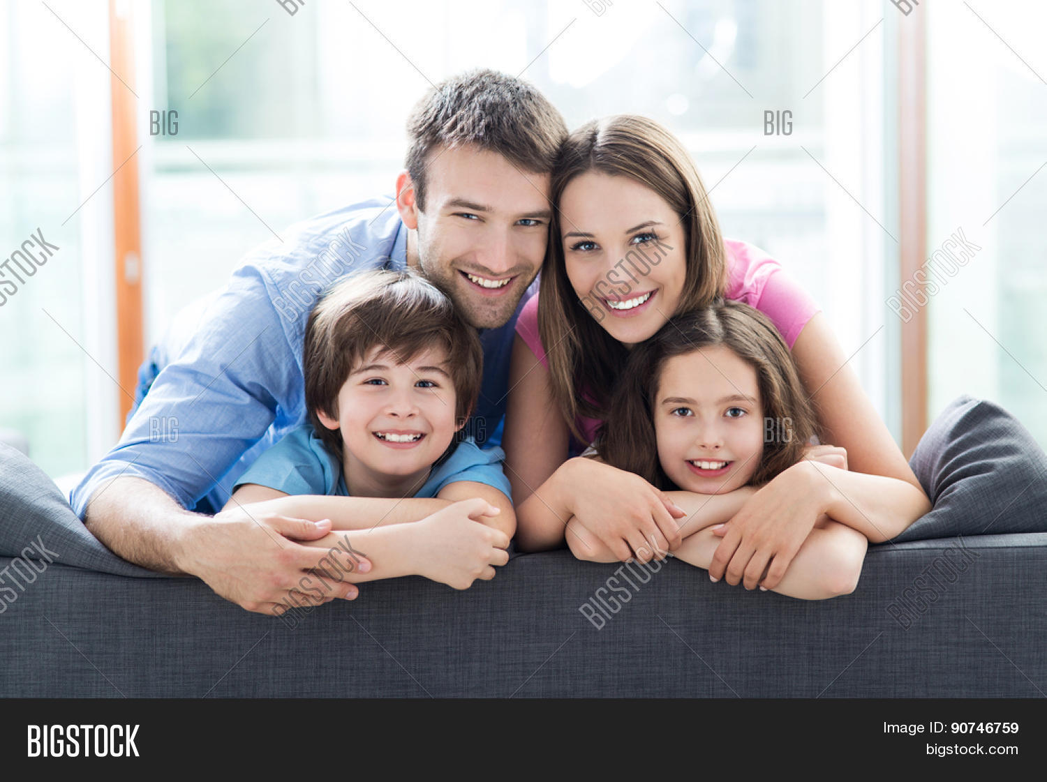 Family Relaxing On Image & Photo (Free Trial) | Bigstock