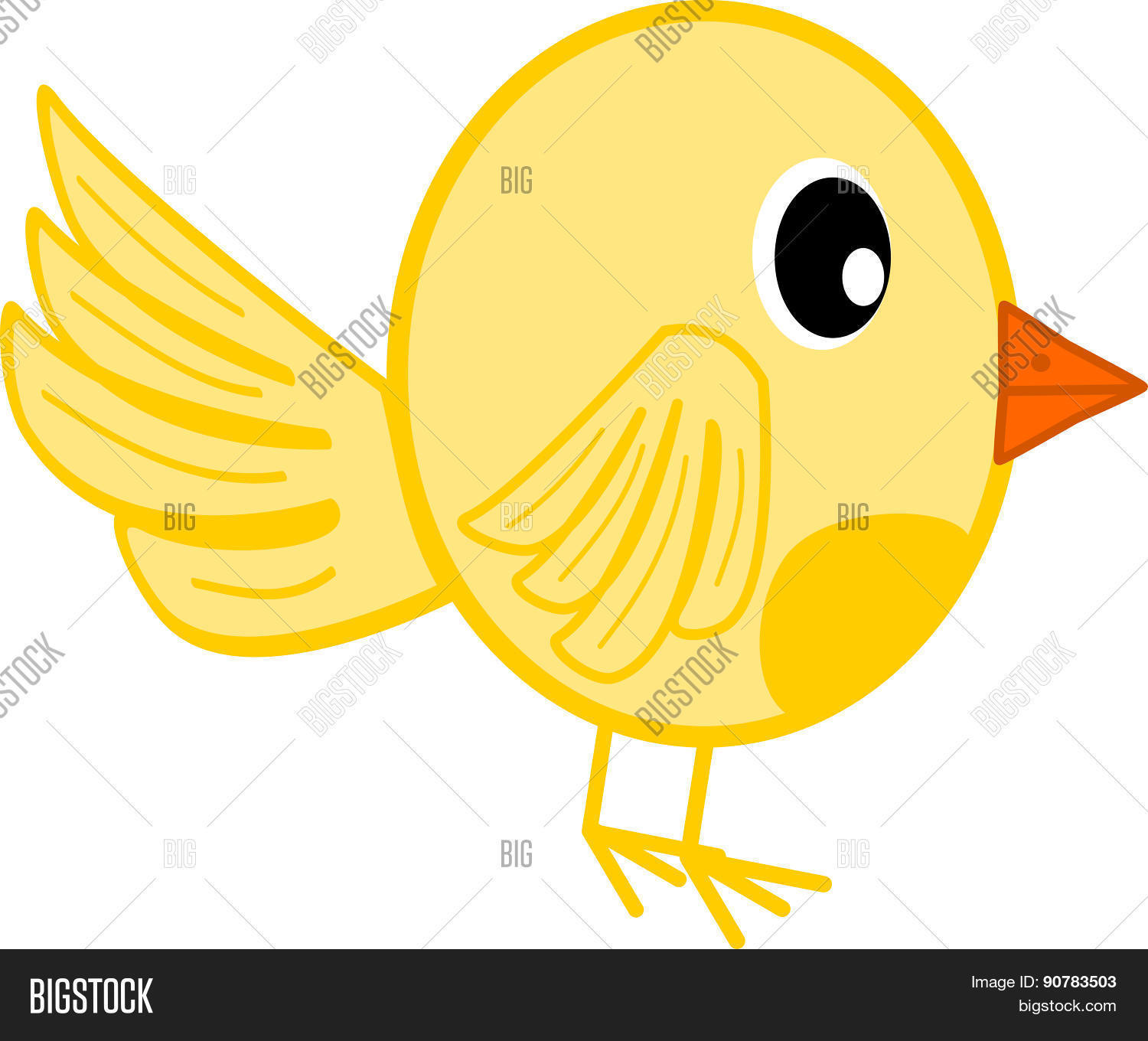 Yellow Little Bird Image & Photo (Free Trial) | Bigstock