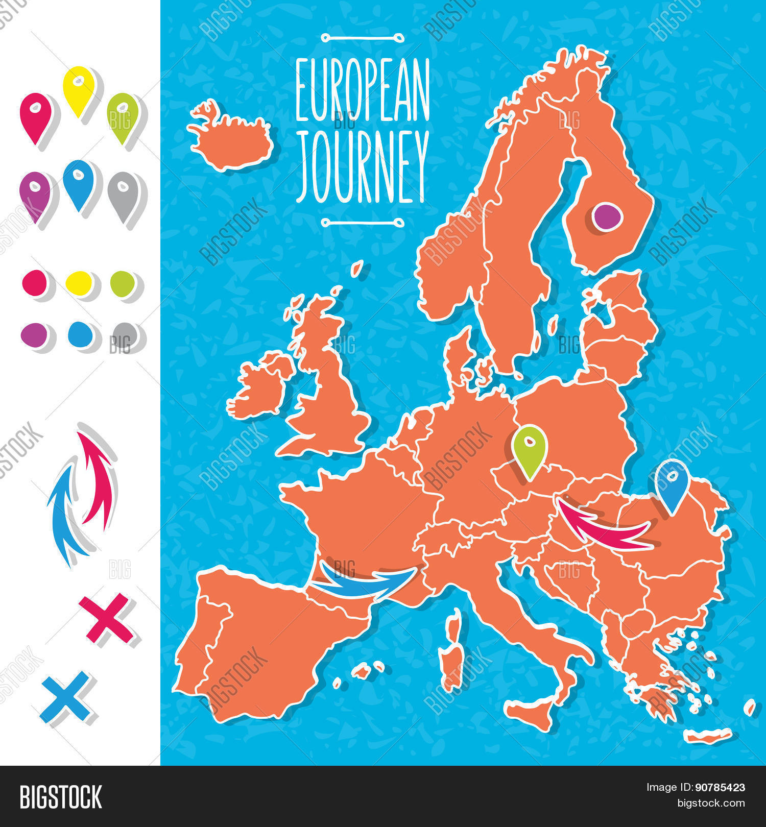 Cartoon Style Hand Vector & Photo (Free Trial) | Bigstock