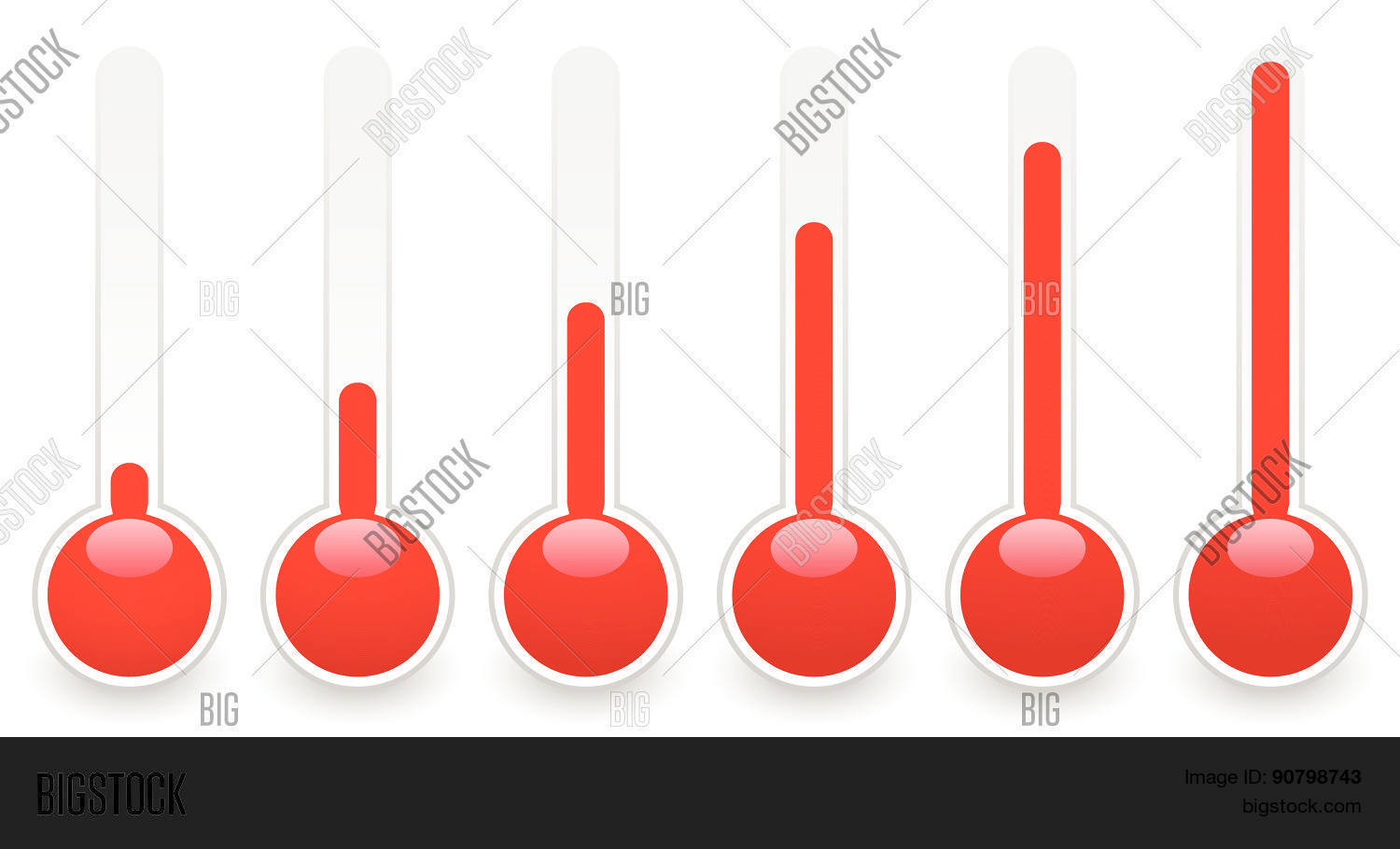Rising Thermometer, Vector & Photo (Free Trial) | Bigstock