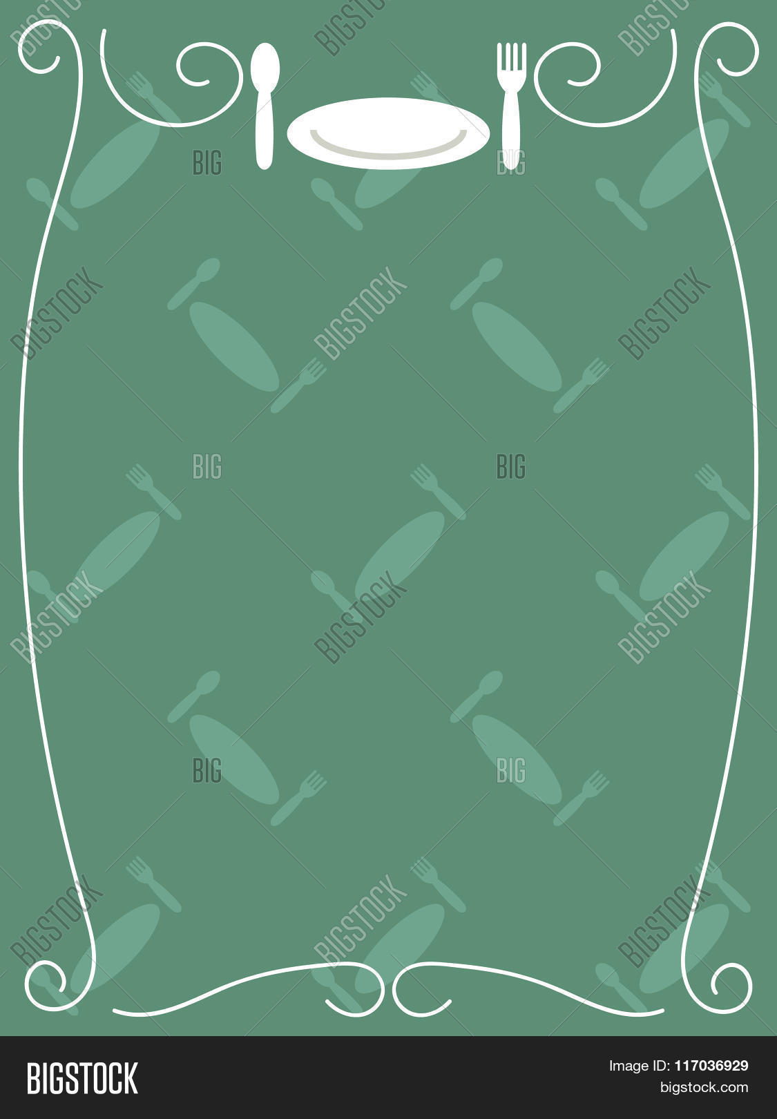 Simple Food Menu Vector & Photo (Free Trial) | Bigstock