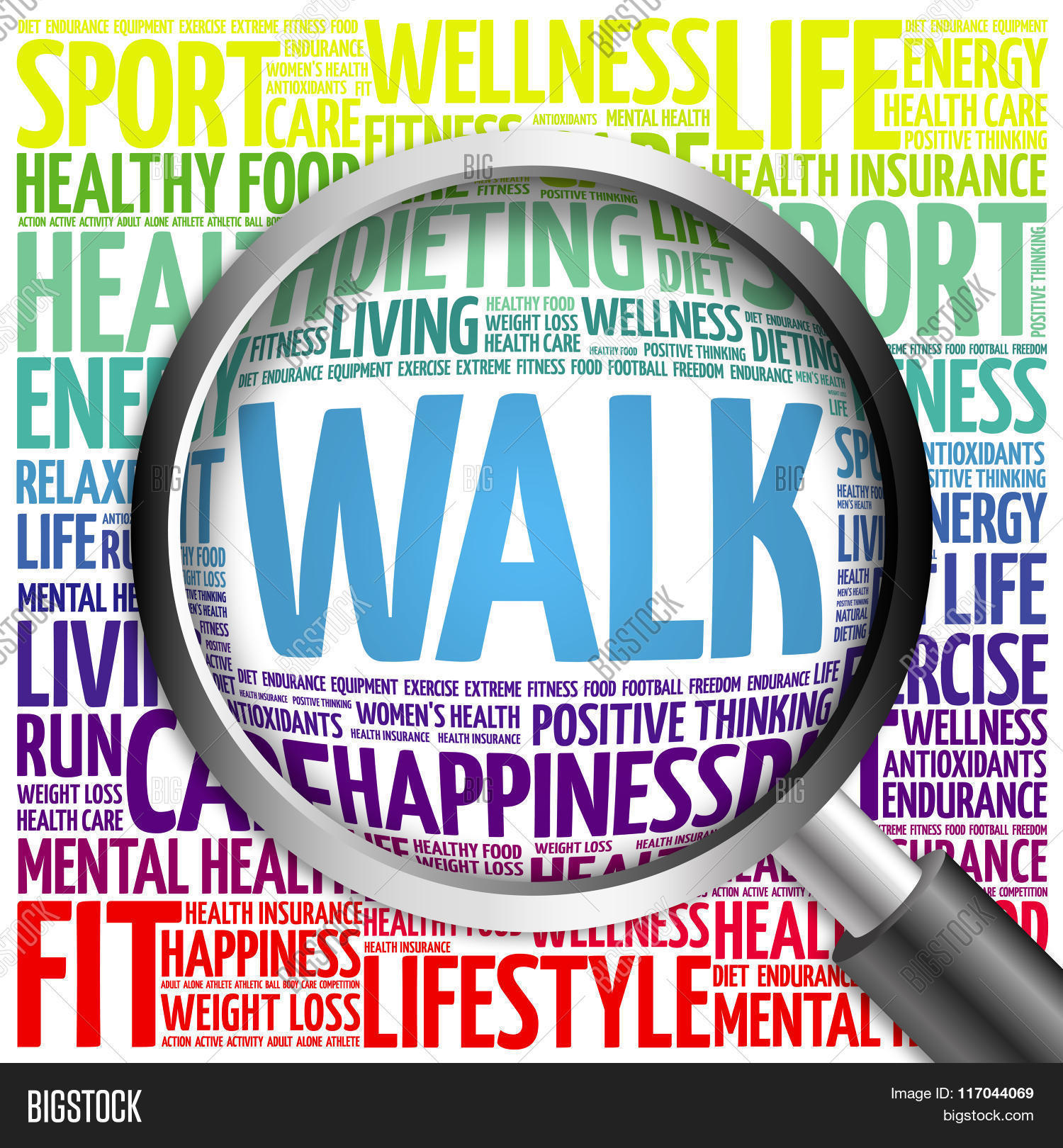 Walk Word Cloud Image & Photo (Free Trial) | Bigstock