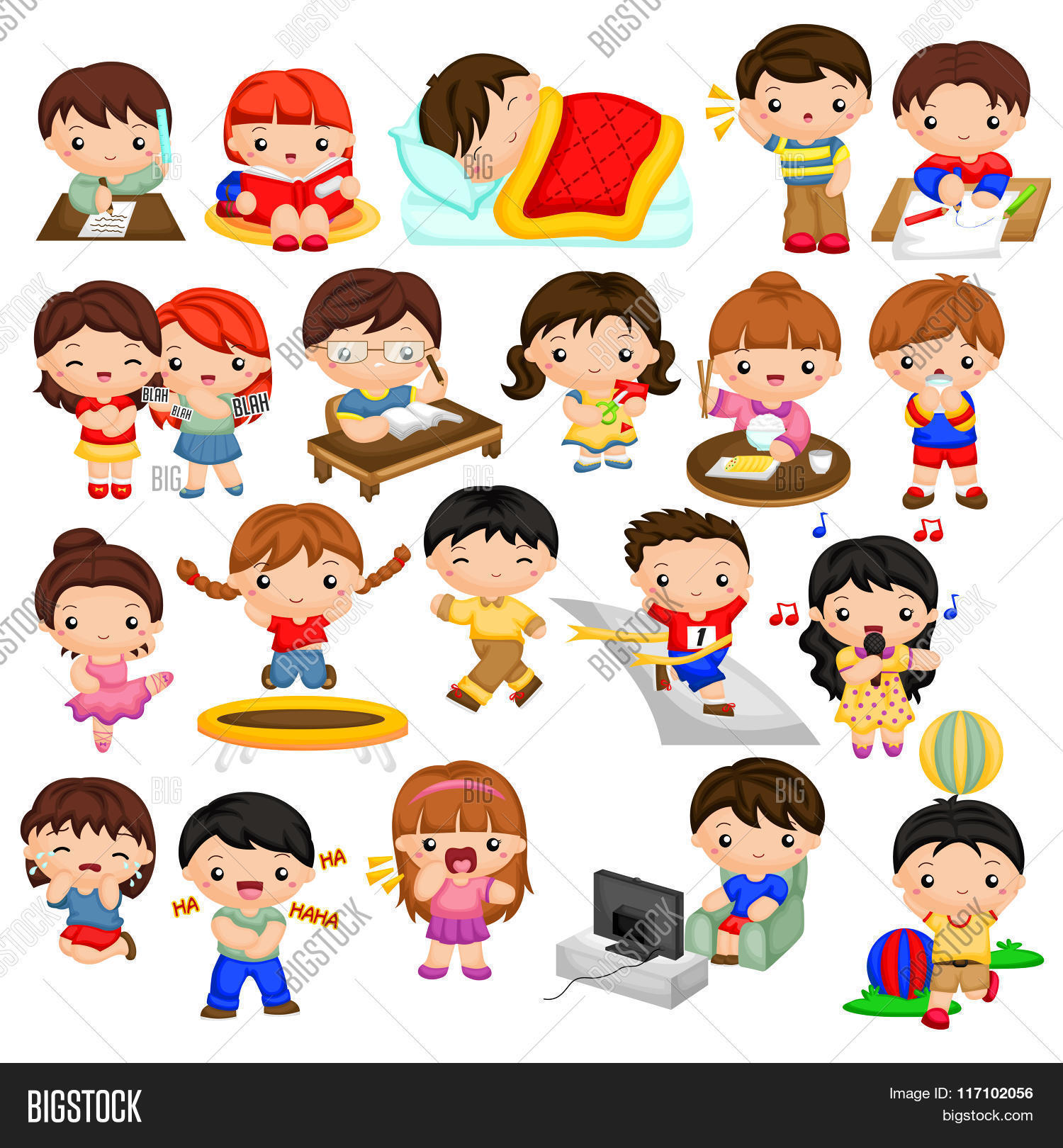 Kids Activity Vector & Photo (Free Trial) | Bigstock