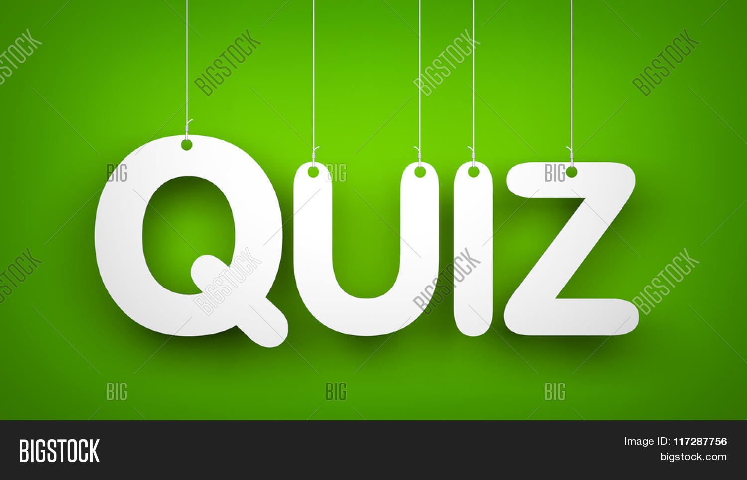 Quiz - Word Hanging On Image & Photo (Free Trial) | Bigstock