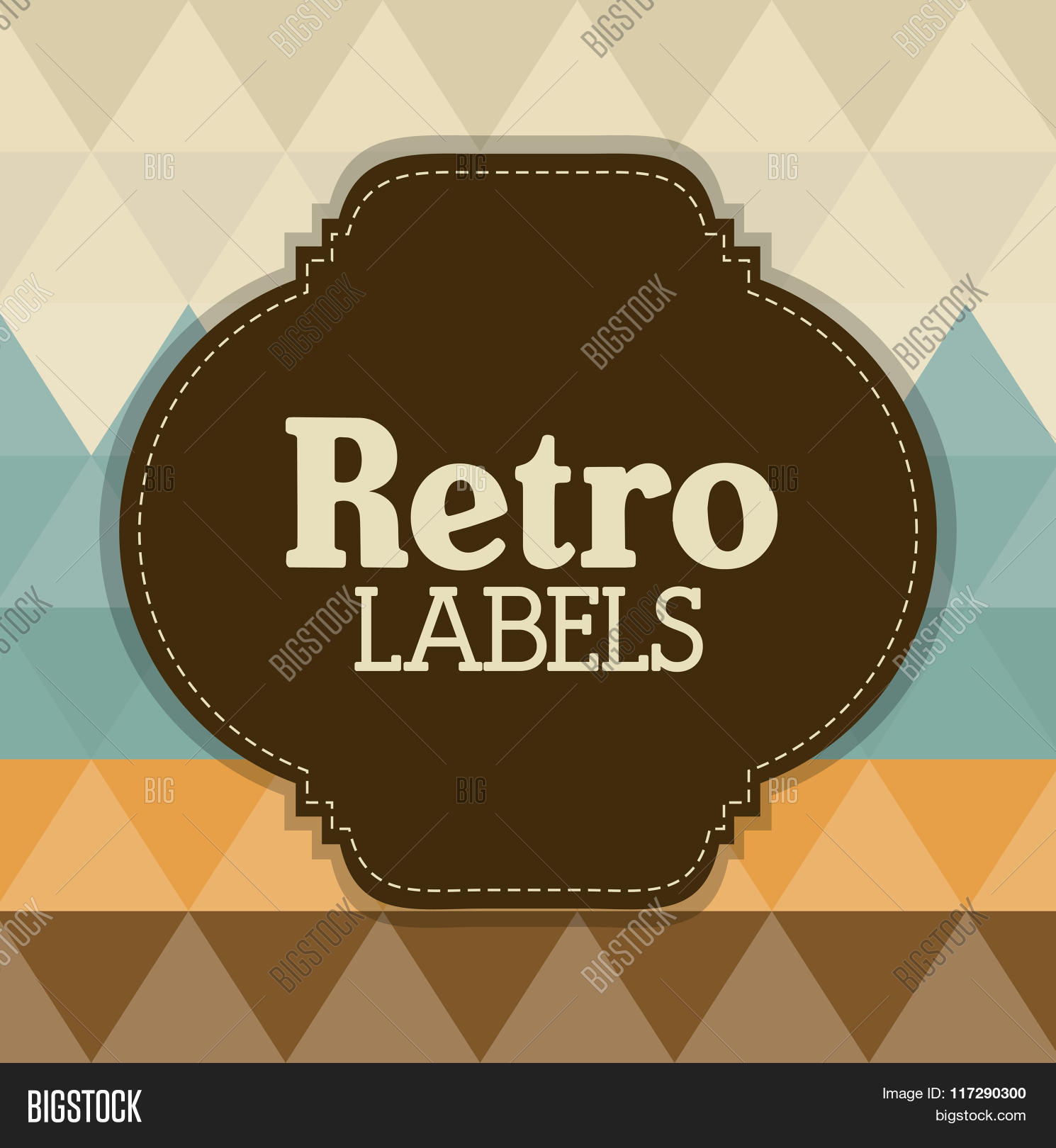 Retro Label Design Vector & Photo (Free Trial) | Bigstock