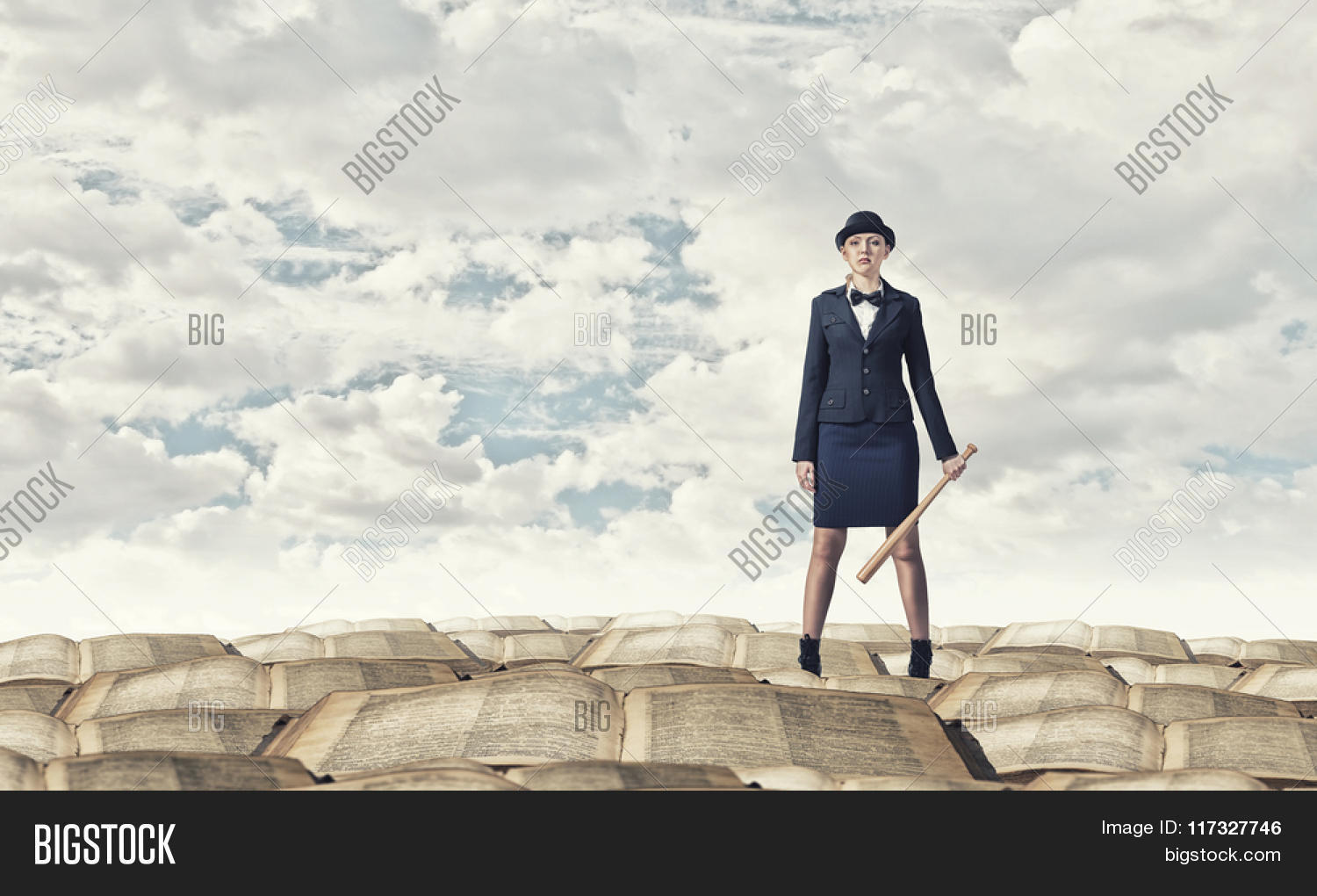 Woman Baseball Bat Image & Photo (Free Trial) | Bigstock