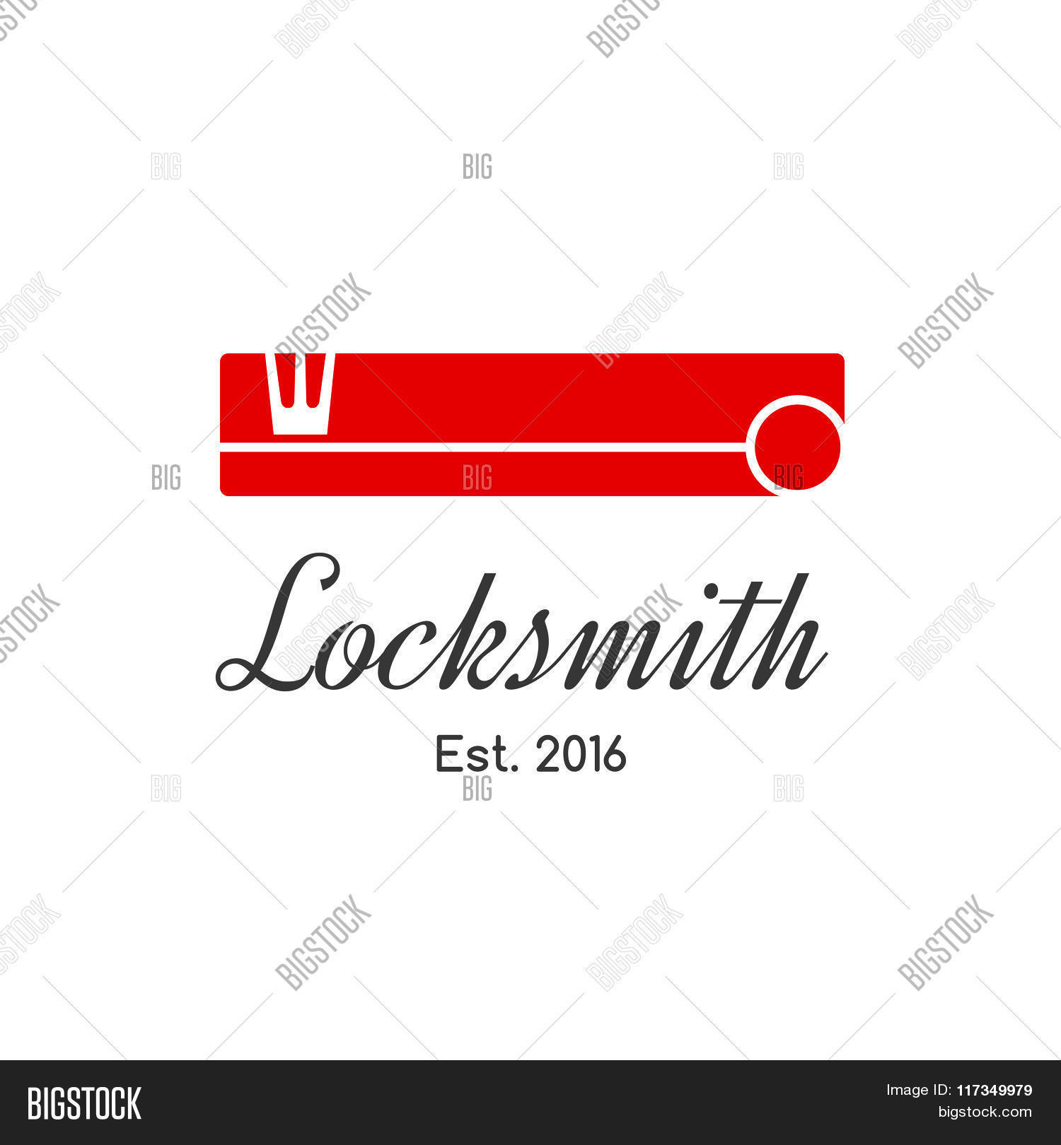 Locksmith Vector Logo Vector & Photo (Free Trial) | Bigstock