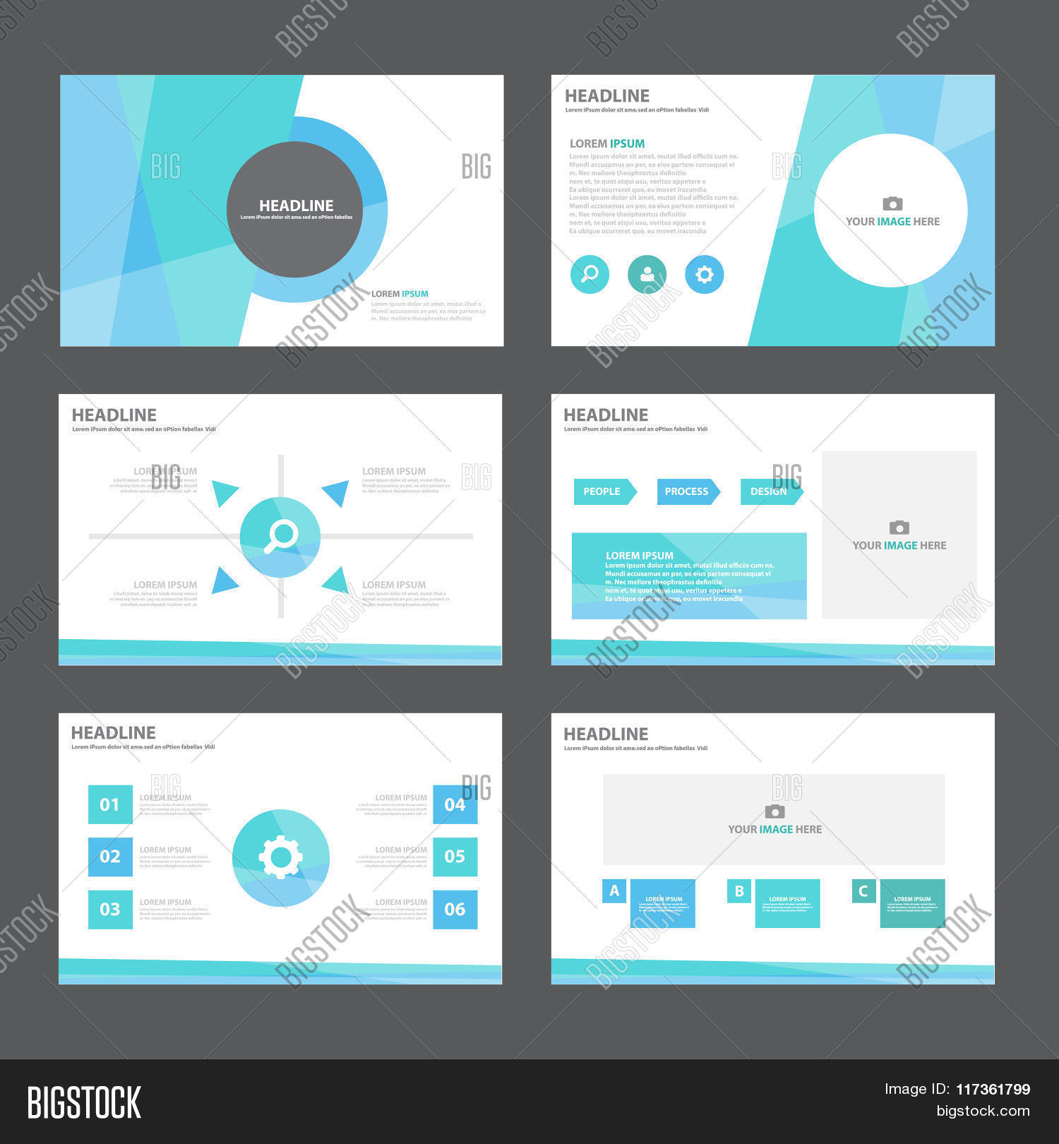 Blue Presentation Vector & Photo (Free Trial) | Bigstock