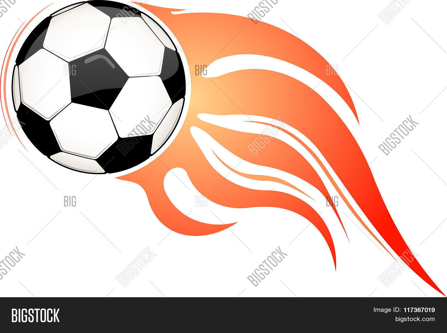 Flaming Ball. Vector & Photo (Free Trial) | Bigstock