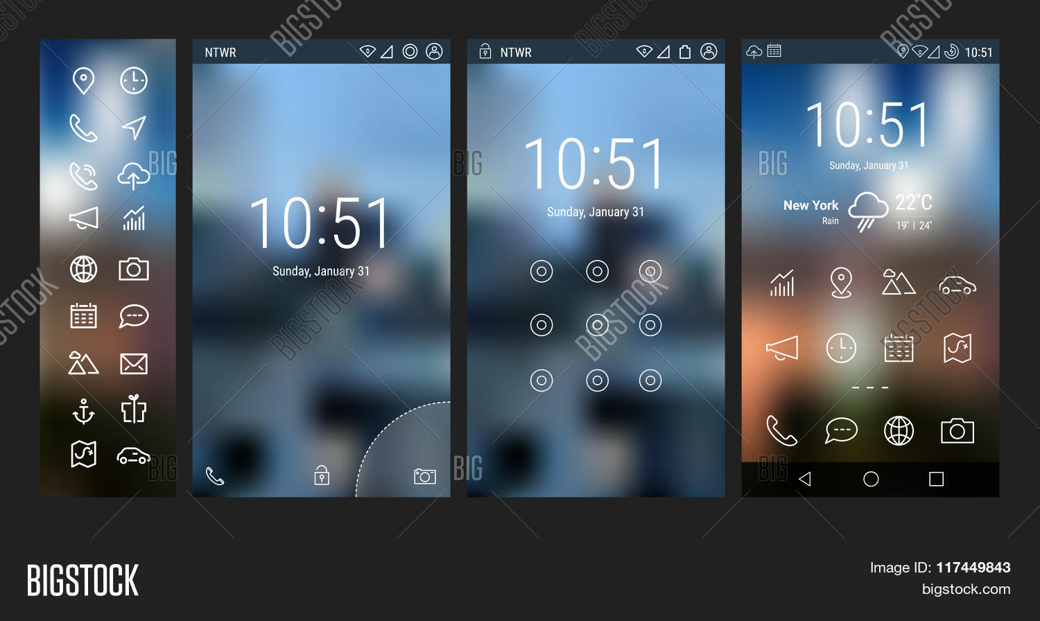 Bold Line UI UX Vector & Photo (Free Trial) | Bigstock