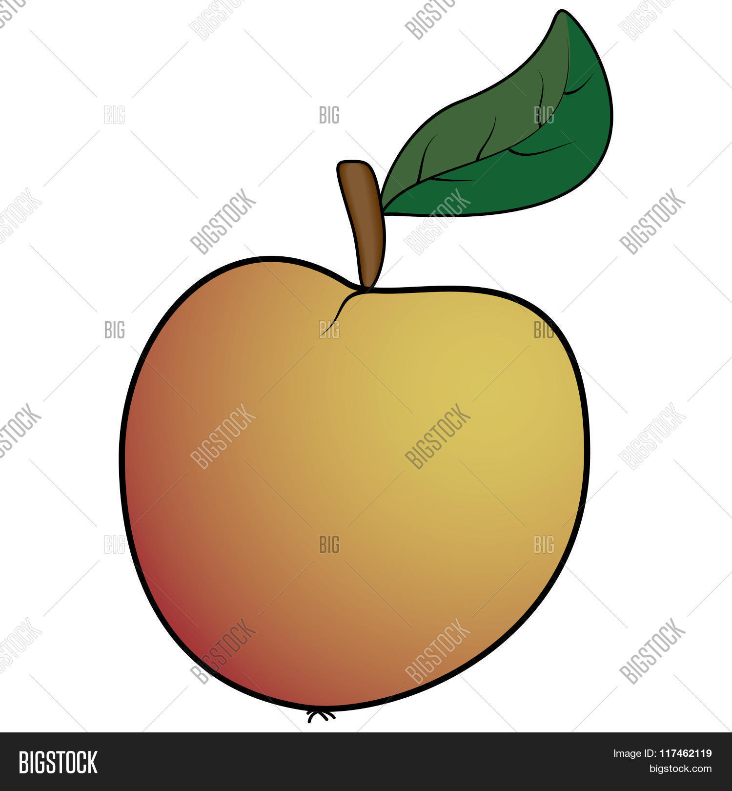 Apple Leaf Abstract Vector & Photo (Free Trial) | Bigstock