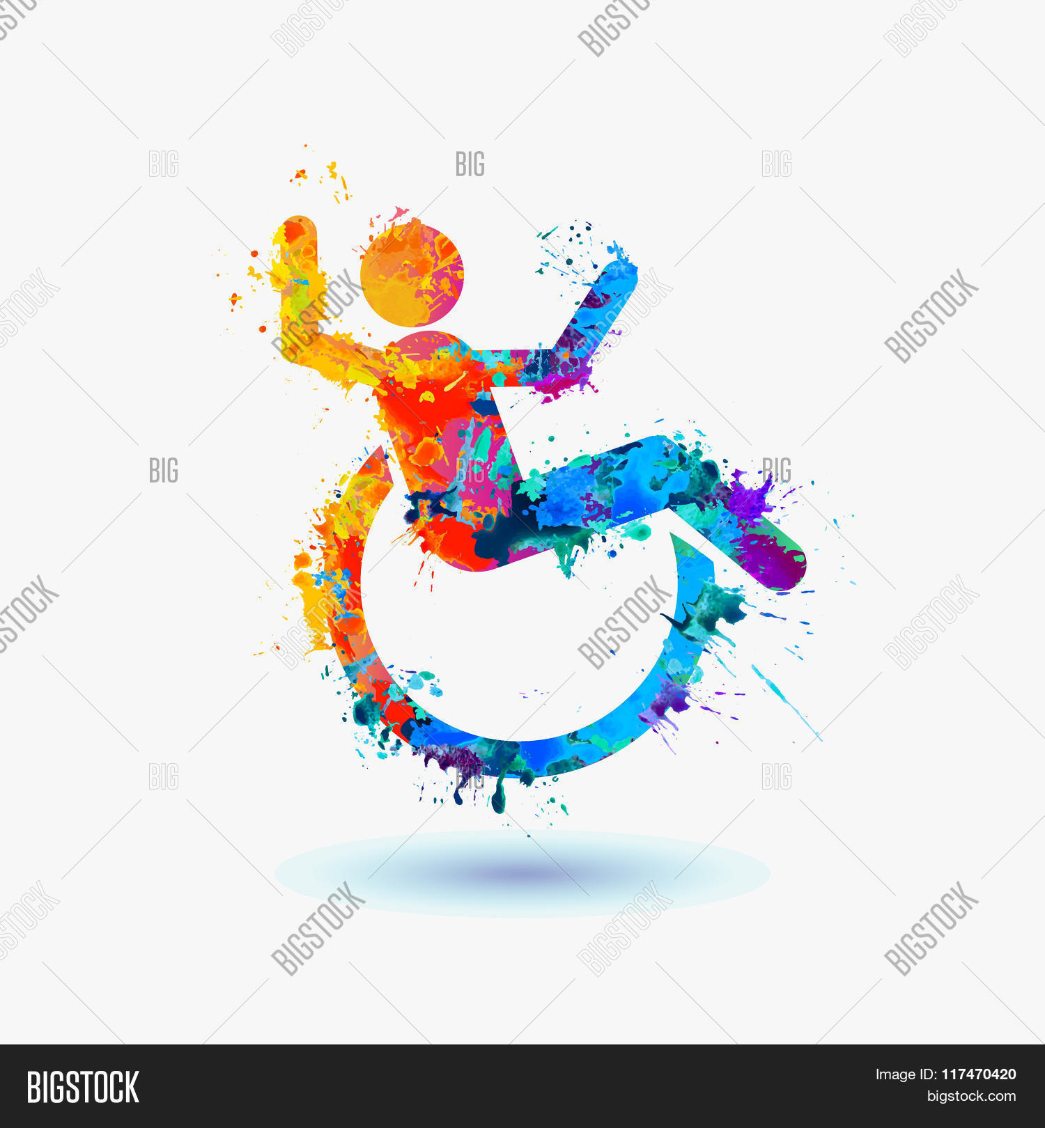 Happy Handicapped People