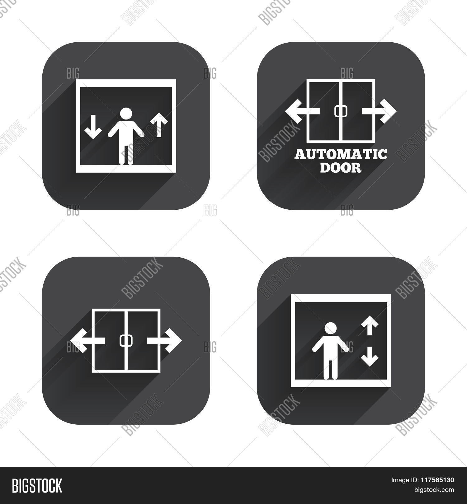 Automatic Door Icons Vector & Photo (Free Trial) | Bigstock