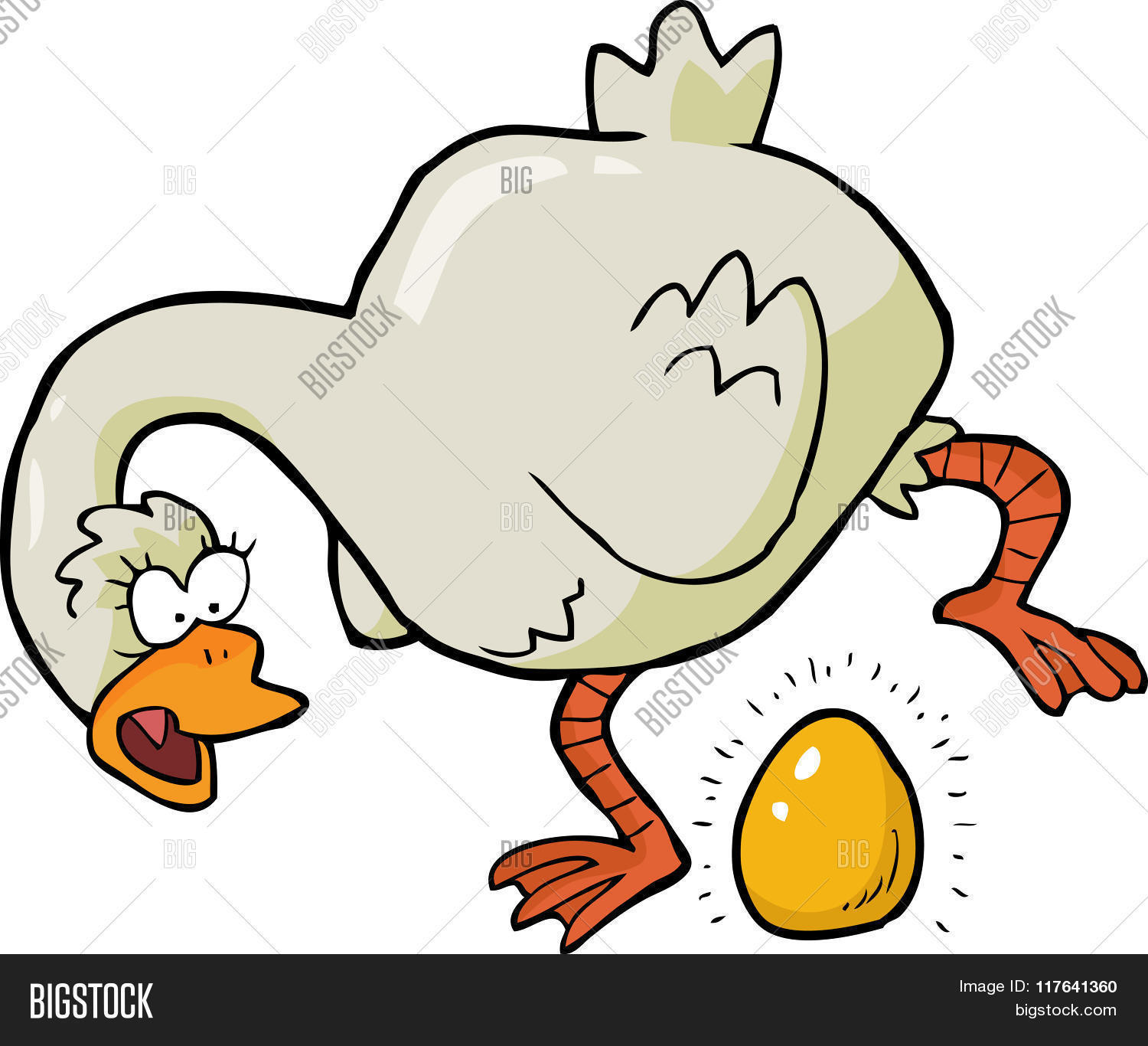 Goose Golden Egg Vector & Photo (Free Trial) | Bigstock