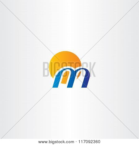Letter M Sun Logo Vector & Photo (Free Trial) | Bigstock