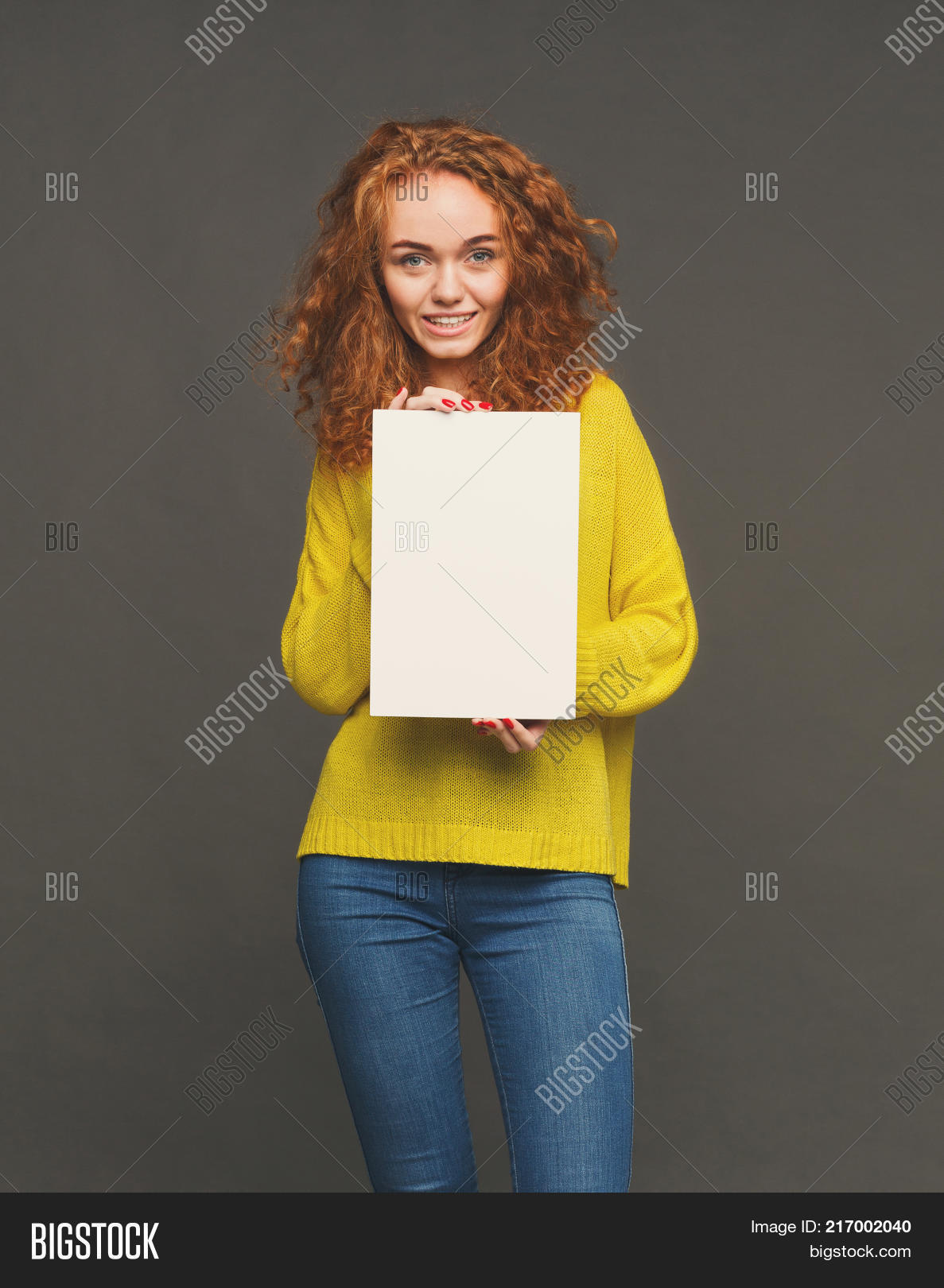 Young Woman Blank Image & Photo (Free Trial) | Bigstock