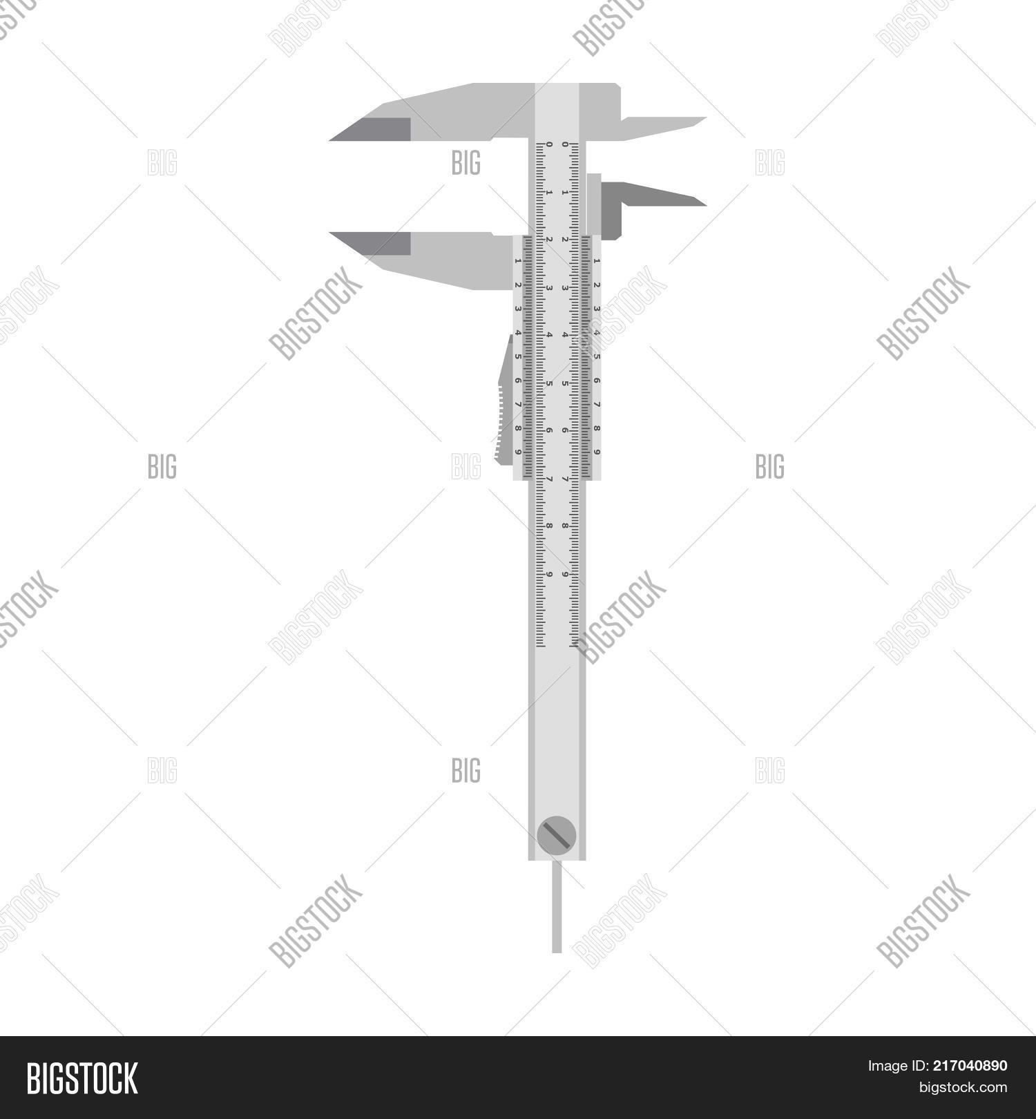 Caliper Vernier Vector & Photo (Free Trial) | Bigstock