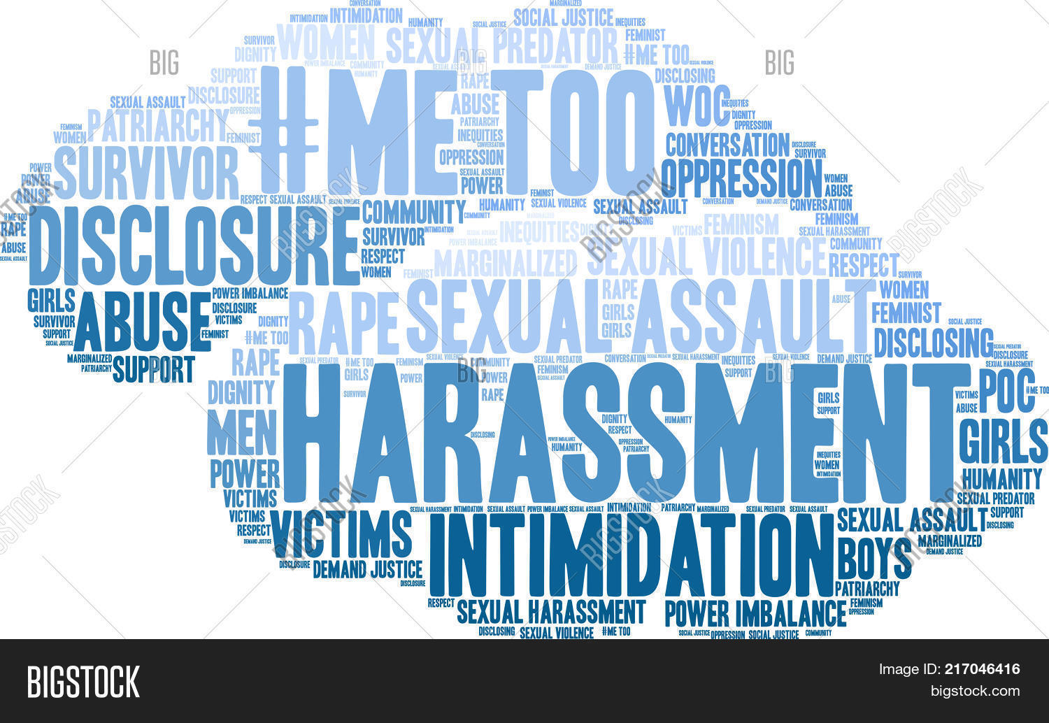 Harassment Word Cloud Vector & Photo (Free Trial) | Bigstock