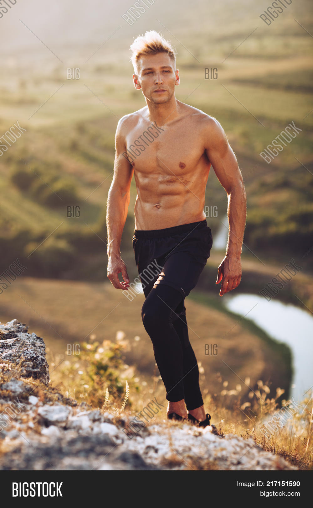 Handsome Bare-chested Image & Photo (Free Trial) | Bigstock