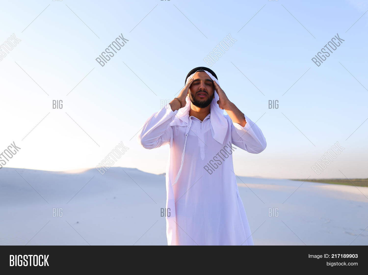 Portrait Tired Arab Image & Photo (Free Trial) | Bigstock