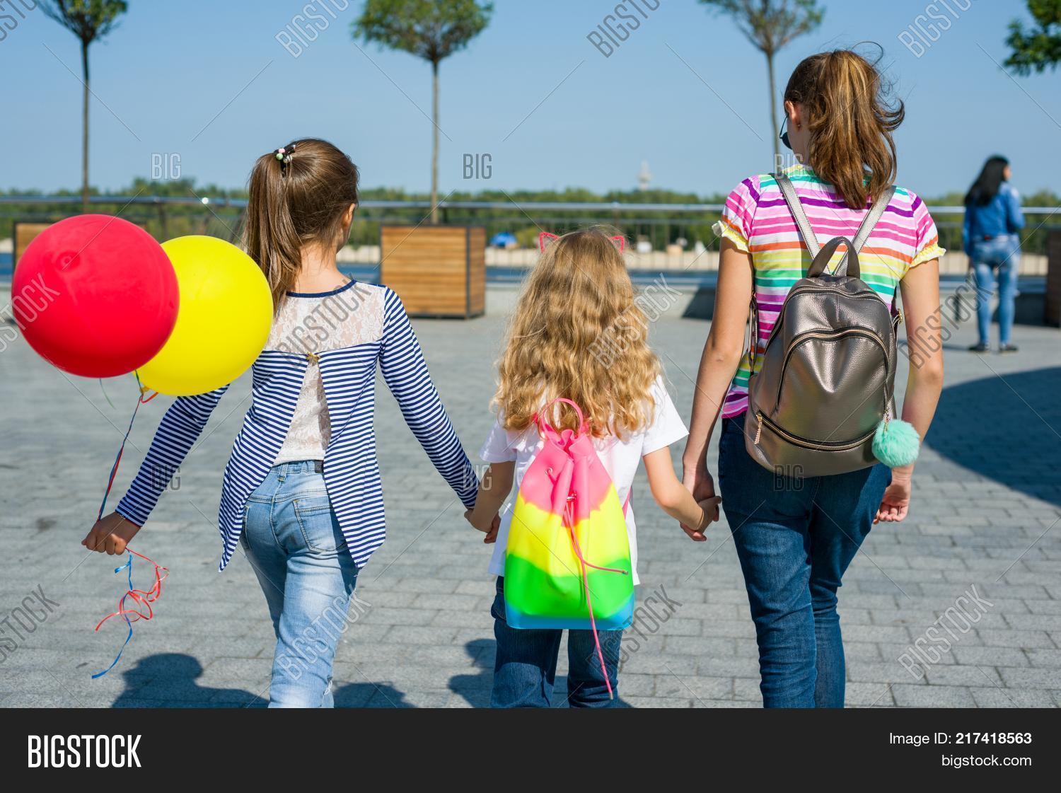 Back View Children Image & Photo (Free Trial) | Bigstock