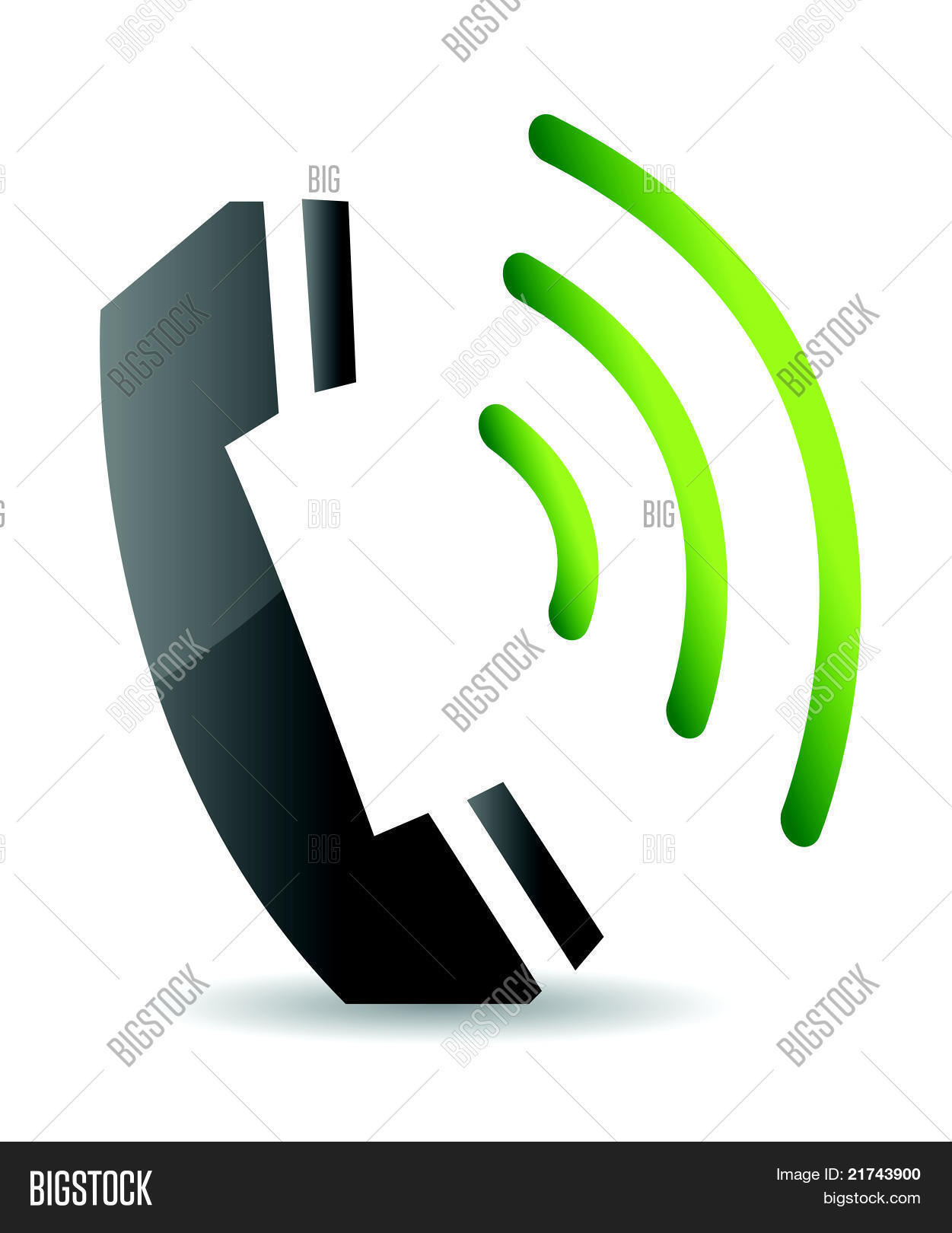 Ringing Phone Vector & Photo (Free Trial) | Bigstock