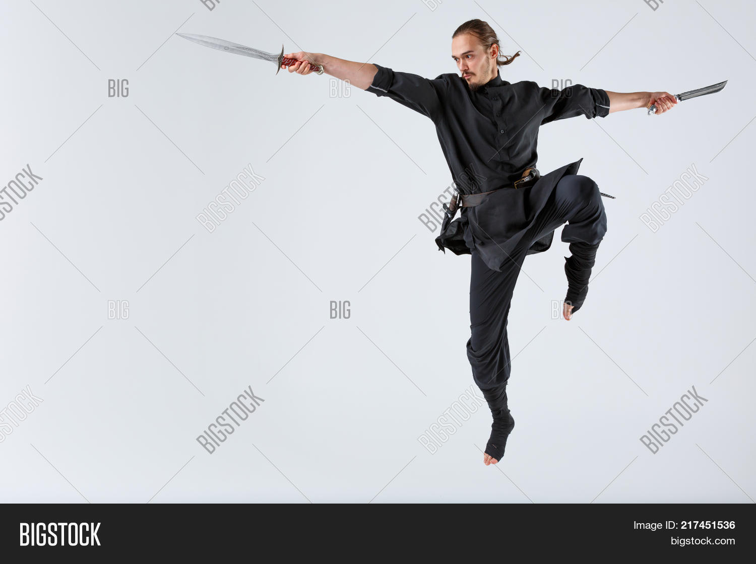 Young Ninja Man Black Image & Photo (Free Trial) | Bigstock