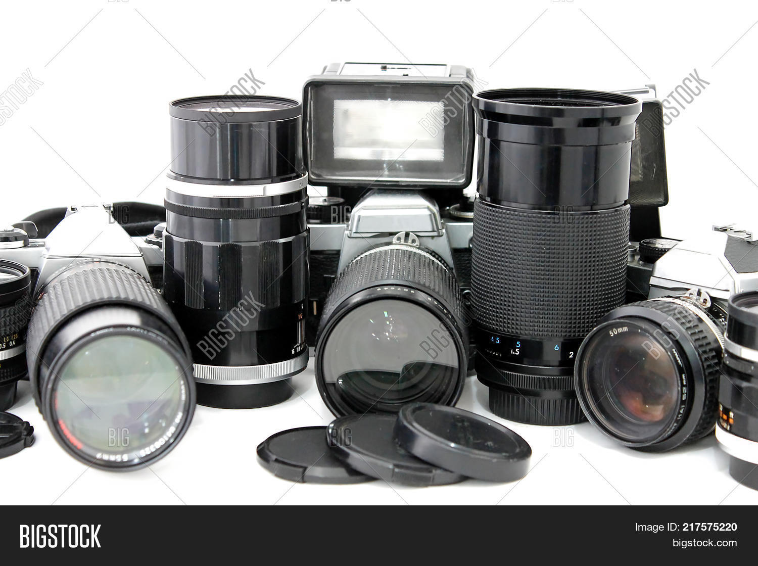 Set Old Camera Lenses Image & Photo (Free Trial) | Bigstock
