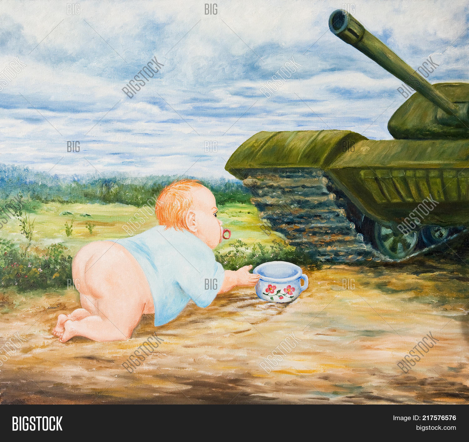 Anti-war Cartoon. Image & Photo (Free Trial) | Bigstock