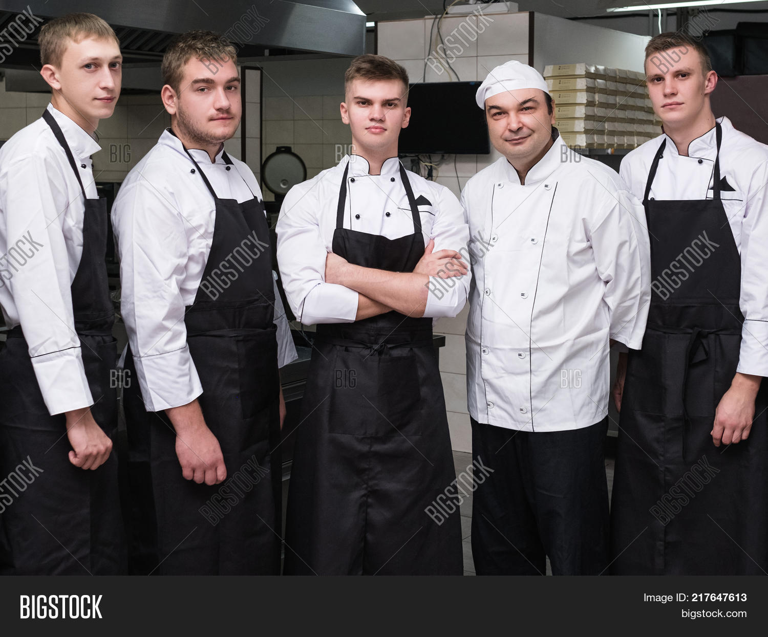 Chef His Team Image & Photo (Free Trial) | Bigstock