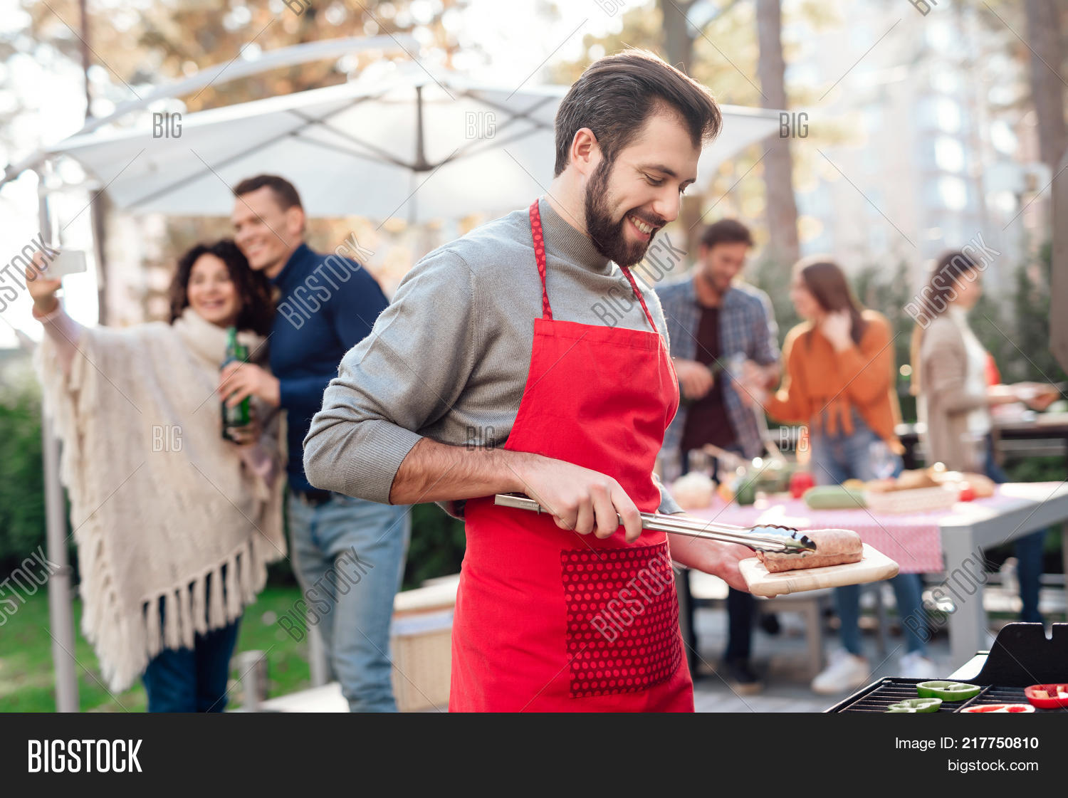 Man Cooking Barbecue Image & Photo (Free Trial) | Bigstock