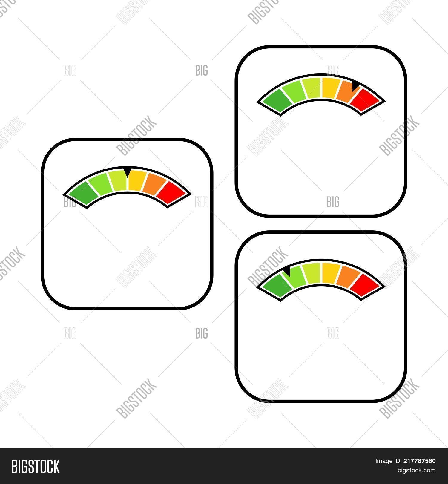 Set Floor Scales Icons Image & Photo (Free Trial) | Bigstock