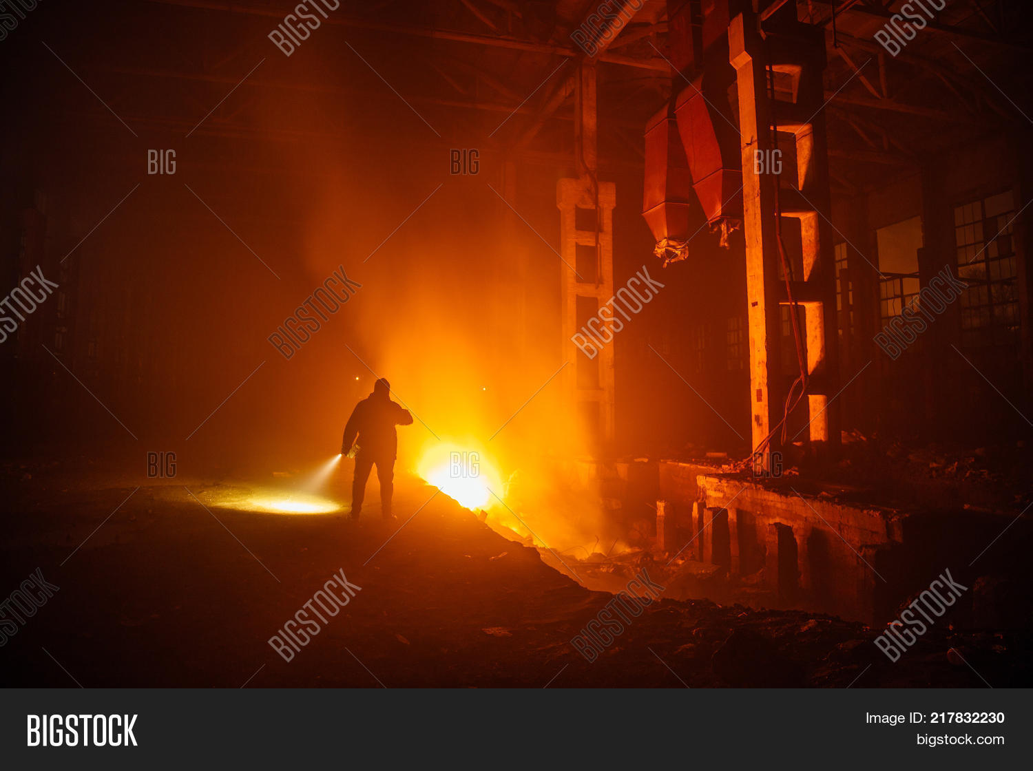 Fire Factory. Firemen Image & Photo (Free Trial) | Bigstock
