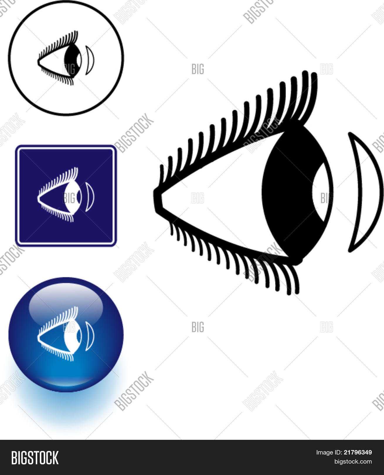 Contact Lens Eye Vector & Photo (Free Trial) | Bigstock