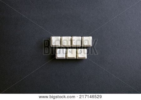 Year End 2017. Flat Image & Photo (Free Trial) | Bigstock