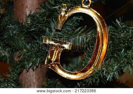 Backwards Gold Letter Image & Photo (Free Trial) | Bigstock