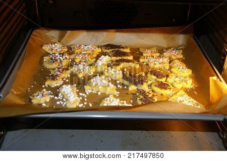 Cookies On Baking Tray Image & Photo (Free Trial) | Bigstock