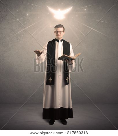 Holy Priest Reading Image & Photo (Free Trial) | Bigstock
